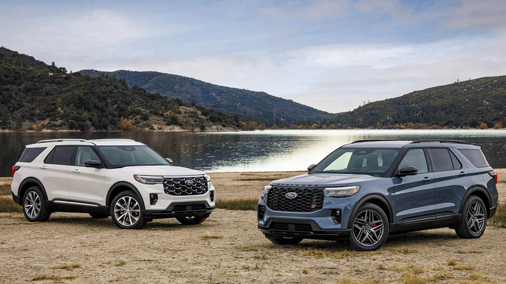 StriveME - ظهور فورد إكسبلورر 2025 لأول مرة بتصميم جديد وترقيات تقنيات كبيرة